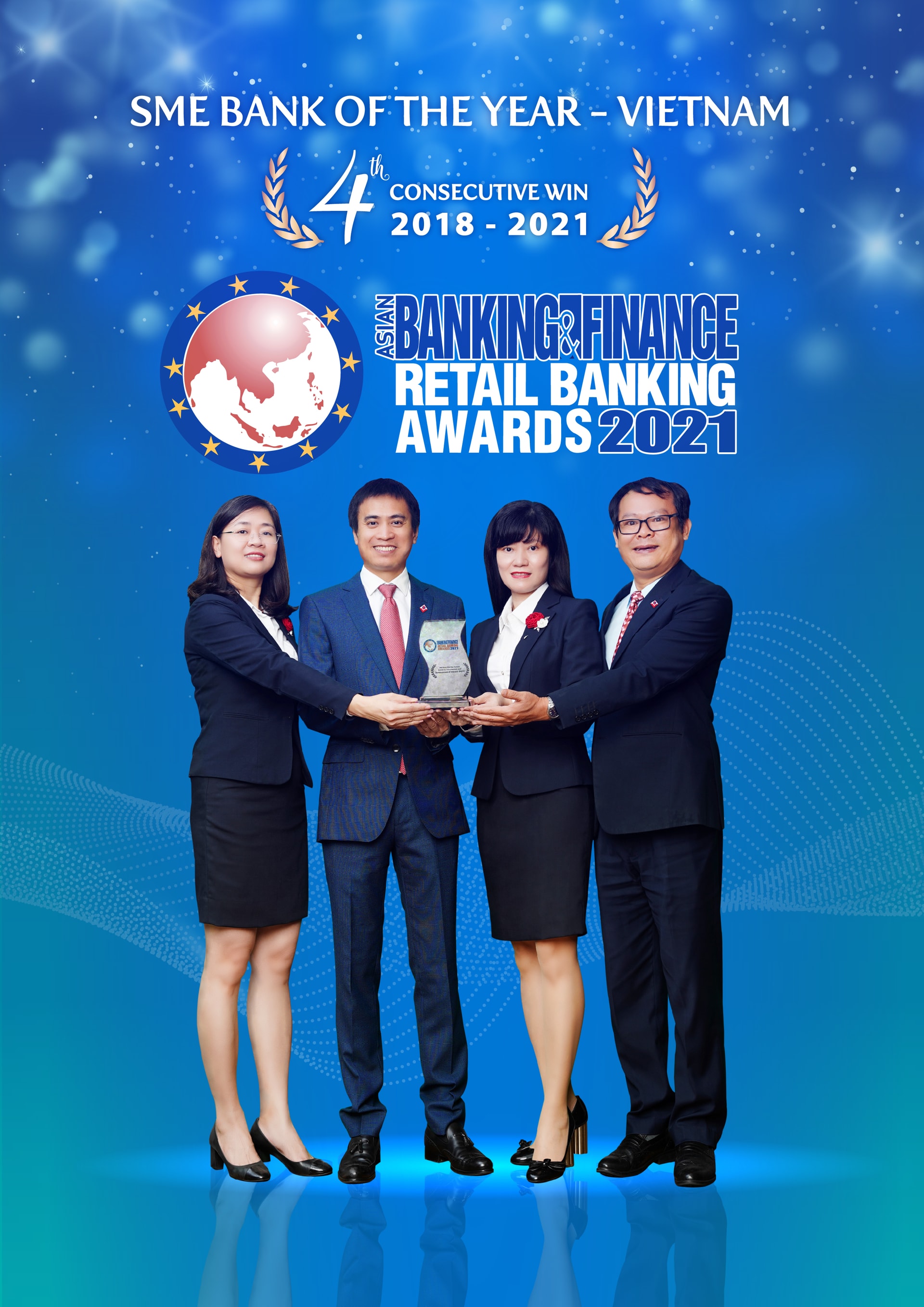 BIDV nhận cú đúp giải thưởng “Ngân hàng SME tốt nhất Việt Nam”