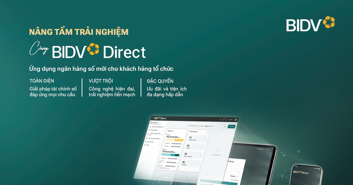 Kế hoạch chuyển đổi ứng dụng ngân hàng số mới – BIDV Direct
