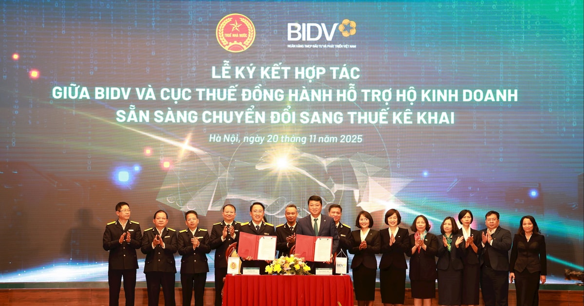 BIDV joins hands with Tax Department to support business households in ...