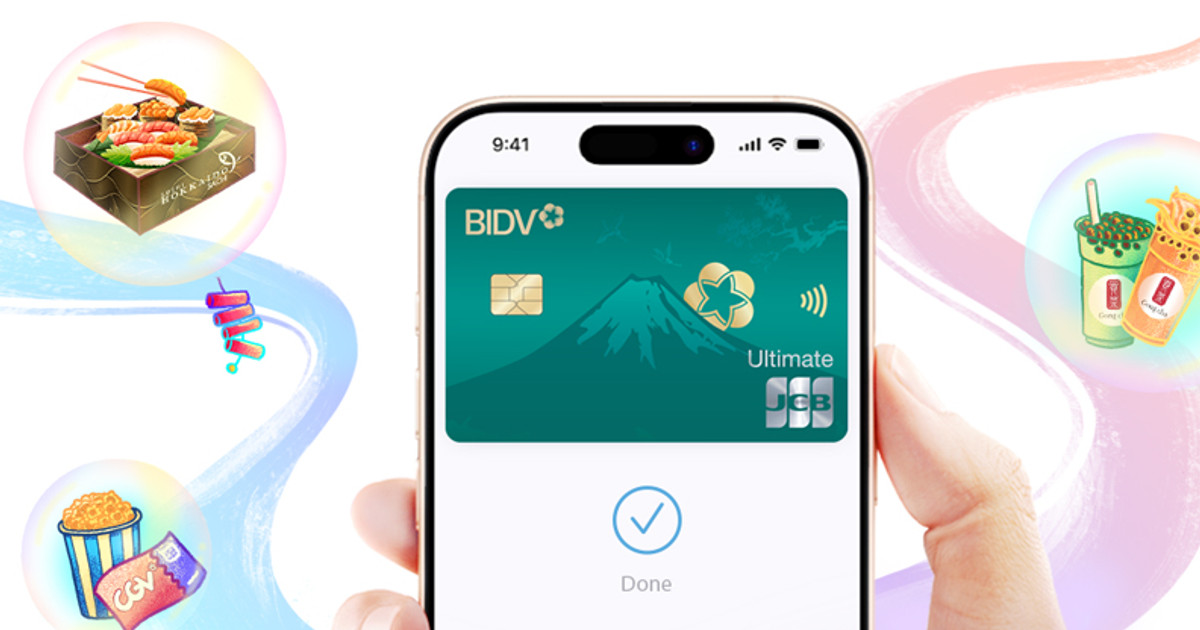 Sign up for Apple Pay, Get Instant Offers with BIDV JCB x Apple Pay card